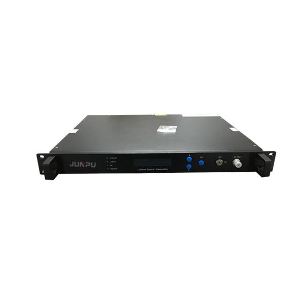 Quality 1550nm External Catv Fiber Optic Transmitter 2 Output Per Port 7dbm With Snmp for sale