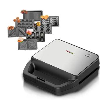Quality Portable 6 8 In 1 Non Stick Sandwich Bubble Waffle Maker Home for sale