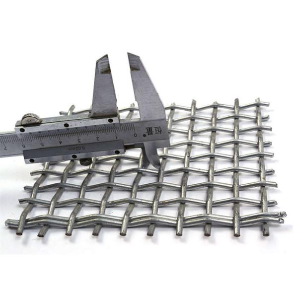 Quality Crusher Woven Crimped Vibrating Screen Wire Mesh For Mining for sale
