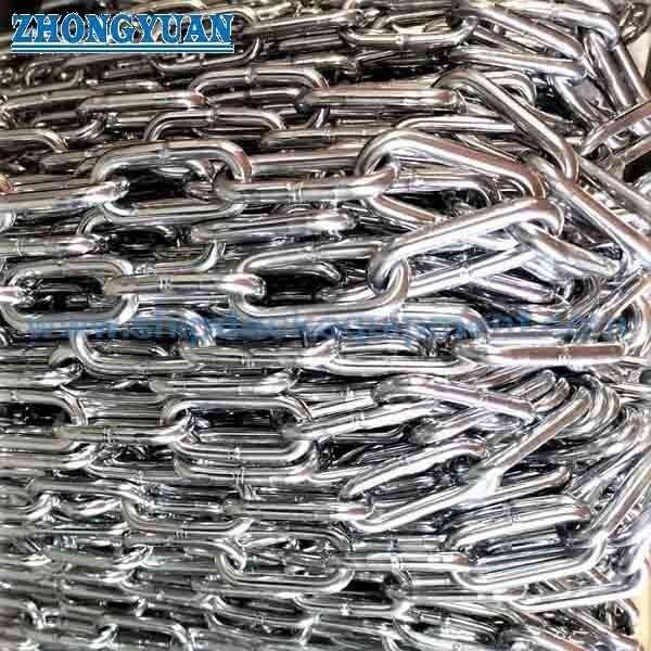 Quality DIN 763 Long-Link Round Steel Chain | Tested Non-Calibrated General-Purpose for sale