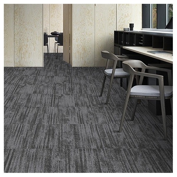 Quality Artistic Style Commercial Modular Carpet Loop Pile Soft Backing Pvc Backing Carpet for sale