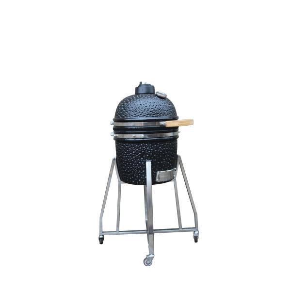 Quality Black Color 39cm 15 Inch Kamado Grill Stainless Steel for sale