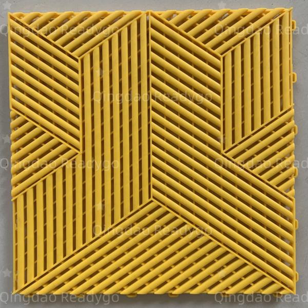 Quality Heavy Duty plastic Garage Flooring Tiles Industrial Floor Mat for Workshop Garage Flooring Tiles for sale