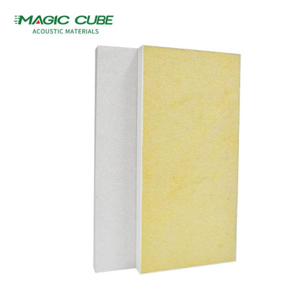 Quality 280-320kg/M3 Density Fiberglass Ceiling Panels Surface Finished For Hall for sale