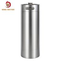 Quality Outdoor Single Wall Stainless Mini Keg 10 Liter For Home Brewing for sale
