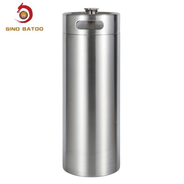 Quality Outdoor Single Wall Stainless Mini Keg 10 Liter For Home Brewing for sale