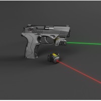 Quality USB Rechargeable Red And Green Laser Sight For Taurus TH9 PT111 TS9 PT145 G3C for sale