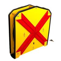 Quality 3500mm Aluminum Rubber LED Arrow Board Flashing Dynamic for sale