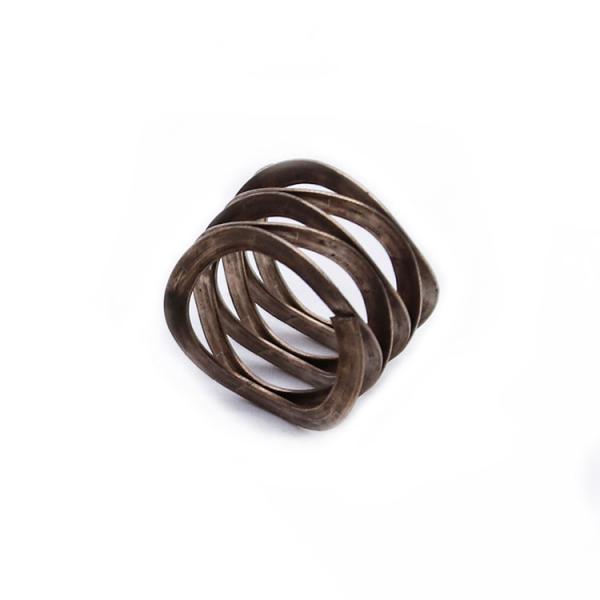 Quality IATF16949 4.0mm Flat Wire Wave Spring For Hydraulic Equipment for sale