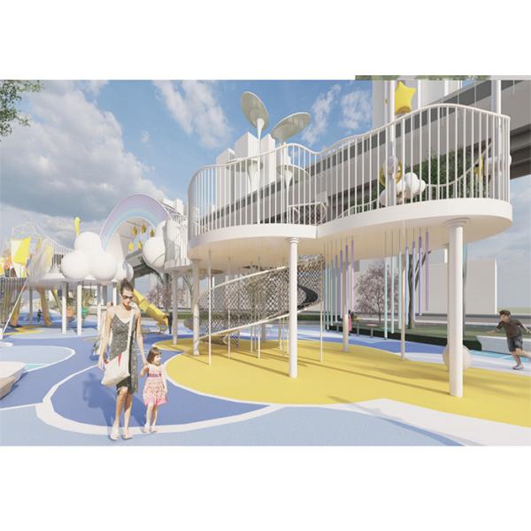 Quality Elk Custom Outdoor Playground Equipment Shopping Mall Play Structures for sale