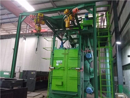 Quality 800*1200 Hanger Type Shot Blasting Machine Lpg Gas Cylinder Cleaning for sale