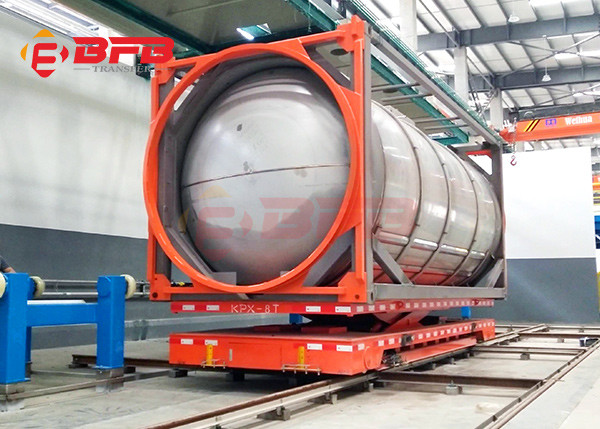 20 Ton Battery Powered Rail Transfer Cart For Cable Coil Handling