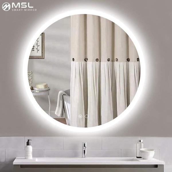Quality 800*600mm LED Smart Bathroom Mirror 3000k LED Bathroom Mirror With Touch Button for sale