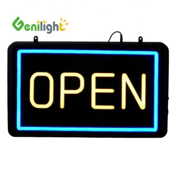 Quality LED Open Decorative Neon Sign Flashing and Touch Screen Type for Commercial Display for sale