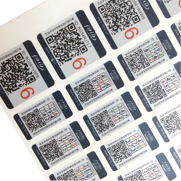 Quality Customizable logo Size Holographic Electronics Anti-Anti-ounterfeiting Label for sale