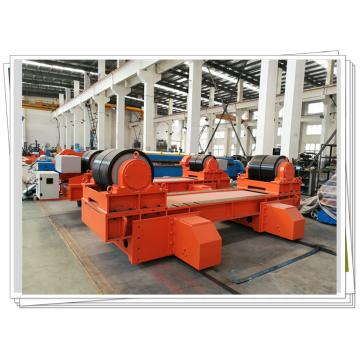 Tank Tower 250T Welding Turning Rolls Rubber Wheel Heavy Duty
