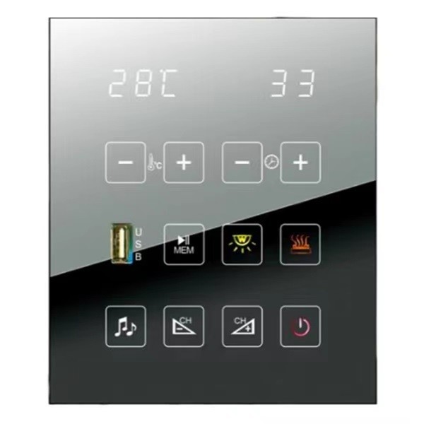 Quality 4 People Sauna Room Accepted Customizable Control Panel With Time for sale