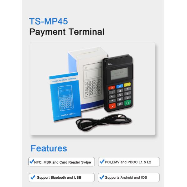 Quality Card Reader Writer MPOS Terminal Swipe Machine Smart POS MSR NFC System for sale