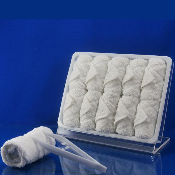 Quality Compressed Dobby 27x27cm Refresher Towel for sale