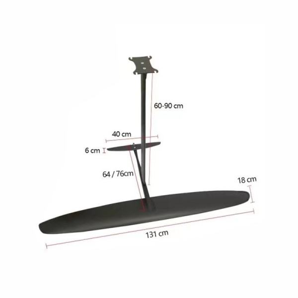 Quality Hydrofoil Foil Board Carbon Fibre 3K Carbon Fiber GY1310 All In One Hydrofoil Surfboard Mast Lightweight Racing Wing EFoil for sale