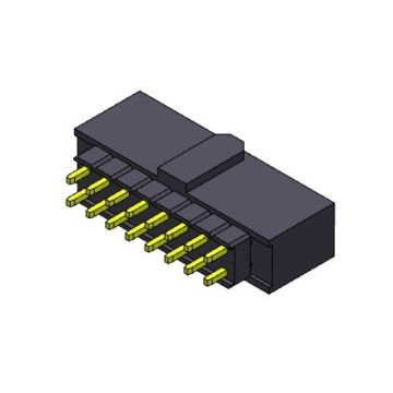 Quality 2*2PIN To 2*40PIN Female Header 2.54 Mm Dual Row Elevated Press Fit TYPE for sale