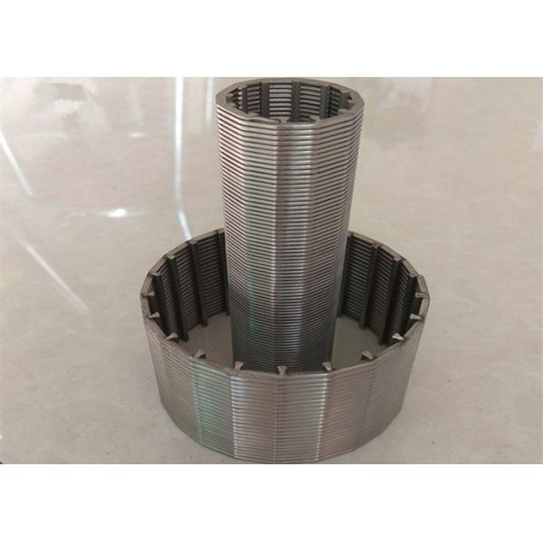 Quality Vee-Shaped Wrapped Wire Johnson Wedge Wire Screens For Water Supply Systems for sale