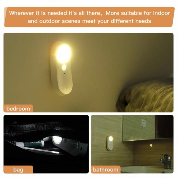 Quality 4000K 400mAH USB Rechargeable Motion Sensor Light / Rechargeable Flashlight for sale