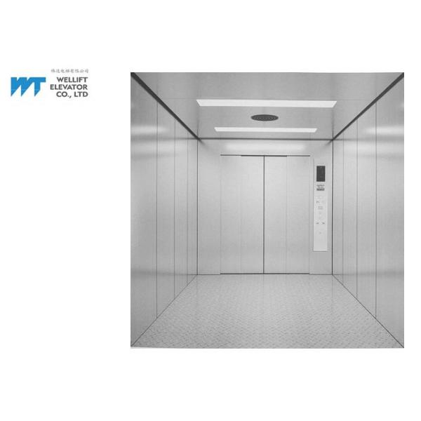 Quality Painted Steel Car Freight Lift Elevator / Cargo Elevator With Anti Slip Plate Car Floor for sale
