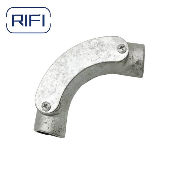 Quality 20mm 25mm Galvanised Conduit Elbow Solid 90 Degree Pipe Bend for sale