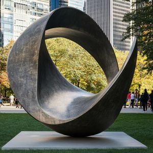 Quality Abstract-Style Large Metal Sculpture Surface Finish Quality And Durability For for sale