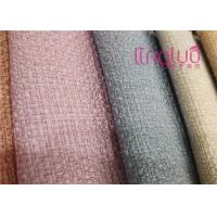 Quality Dale Linen Plain Fabric Online / Lightweight Linen Fabric 100% Polyester for sale
