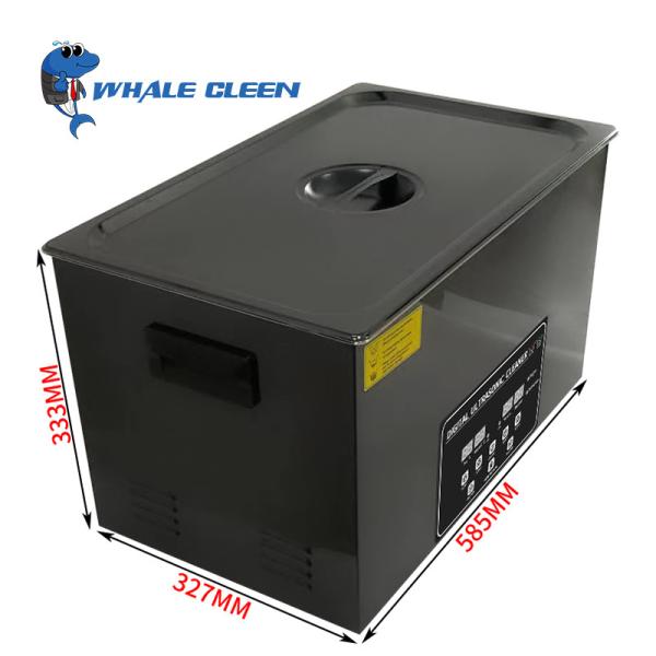 Quality 30Liter Digital 600W Electronics Ultrasonic Cleaner with Heating Degas Semiwave for sale