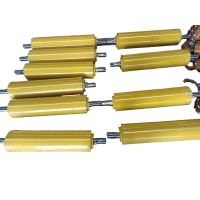 Quality Wear Resistant PU Polyurethane Coating Roller 90 A Shore For Conveyor System for sale
