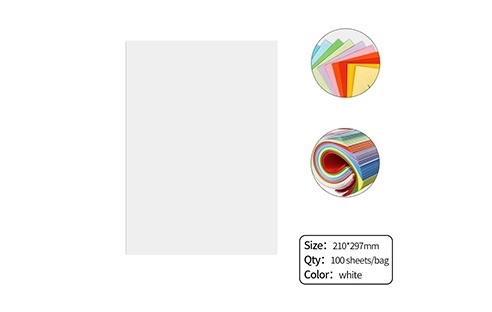 Quality 180g/Sm 210g/Sm Colored Paper A4 Paper White For Bookmarks for sale