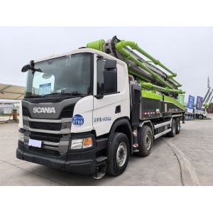 Quality Used 2020 Zoomlion 56m Vertical Reach Concrete Pump Truck with 180 m³/h Pump for sale