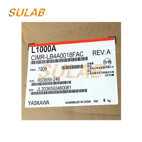 Quality YASKAWA L1000A Elevator Frequency Inverter Drive CIMR-LB4A0018FAC 7.5KW for sale
