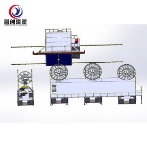 Quality YINGCHUANG High Efficiency Multi-Arm Bi-Axial Shuttle Rotomolding Machine, PLC for sale