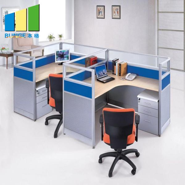 Quality Eco - Friendly Aluminum Cubicle Modular Office Workstation / Office Furniture for sale
