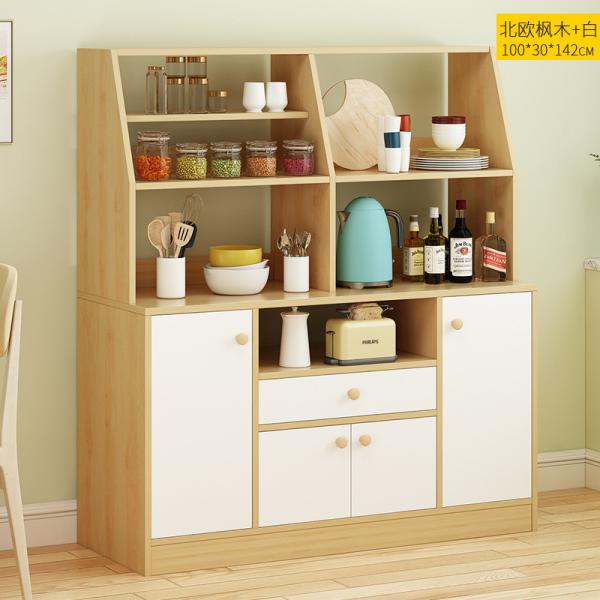 Quality Single Drawer Kitchen Sideboard Cabinet , 142cm Height Modern Buffet Cabinet for sale