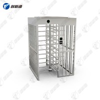 Quality 1200 Mm Depth Full Height Turnstile with 24V DC Power and 230Kg Weight Capacity for sale