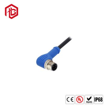 Quality IP67 waterproof D code male aviation cable M12 connector 4 pin for sale