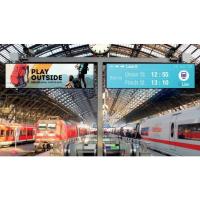 Quality Media Player Digital Signage Stretched Bar LCD Shelf Edge Display for sale