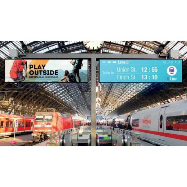 Quality Media Player Digital Signage Stretched Bar LCD Shelf Edge Display for sale