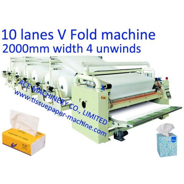 Quality 200mm Interfolded Facial Tissue Paper Machine for sale