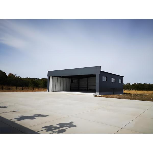 Quality Long Lasting Iron Steel Structure Hangar Buildings Fire Resistant for sale