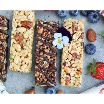 Quality Papa new developed P320 small snack bar cereal bar making machine for sale