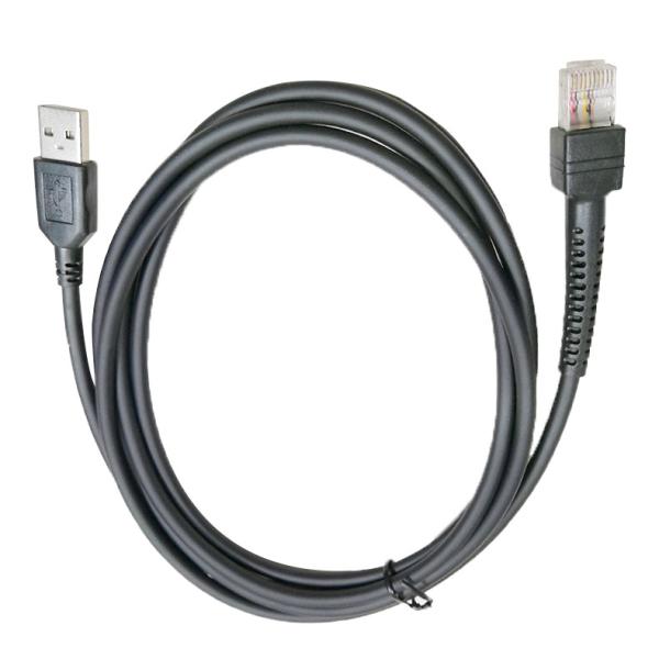 Quality 2m Straight USB Barcode Scanner Cord For Zebra Symbol LS2208 DS2208 for sale
