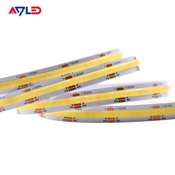 Quality No Dots Flexible LED Tape Light Waterproof IP65 Tunable White CCT COB LED Strips For Room for sale