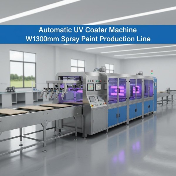 Quality Automatic Uv Coater Machine , W1300mm Spray Paint Production Line for sale
