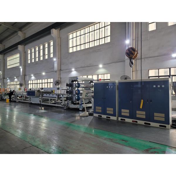 Quality PP Corrugated Wave Roof Tile Sheet Extrusion Machine Width 850-1050mm for sale